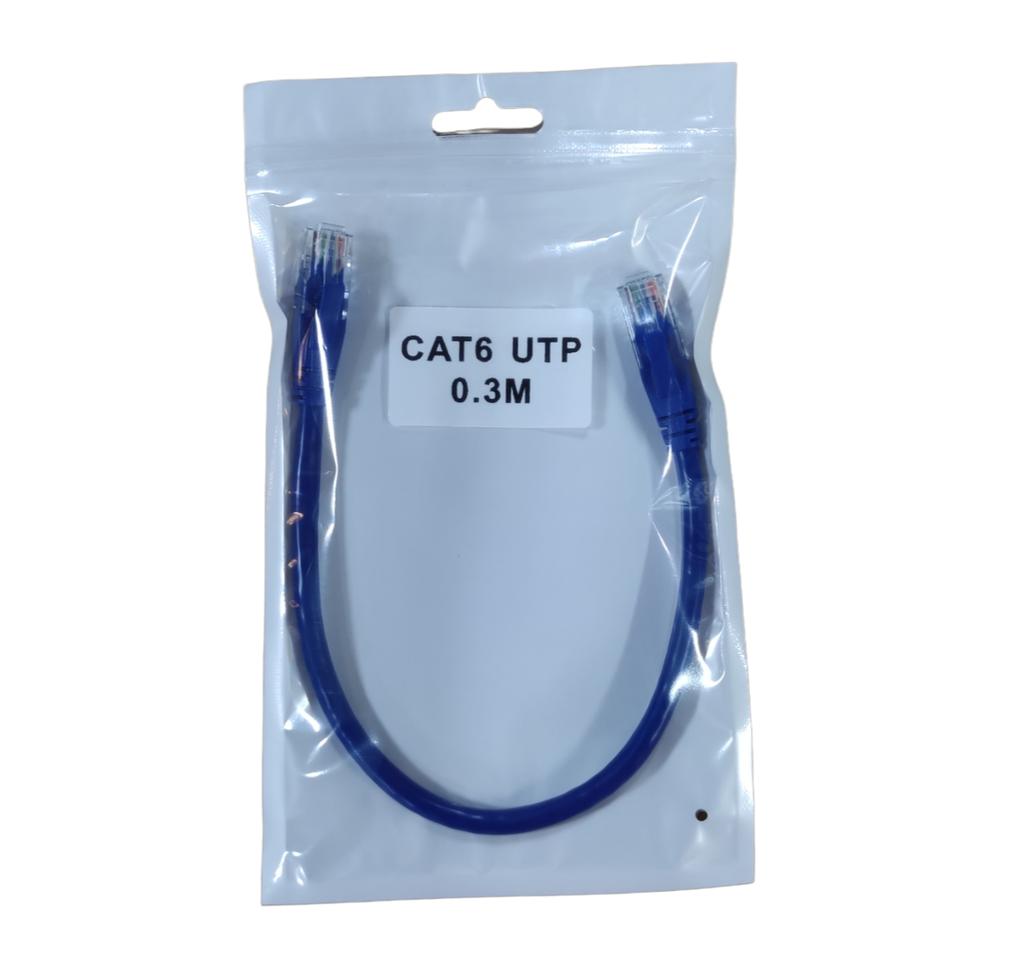 [NW17] Cat6: 30CM Patch Cable S/Cu- Blue | KalMan PH