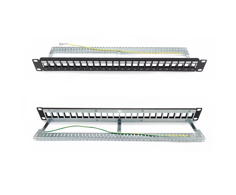 [NP36] 24P Blank Patch Panel (Shielded) | KalMan PH