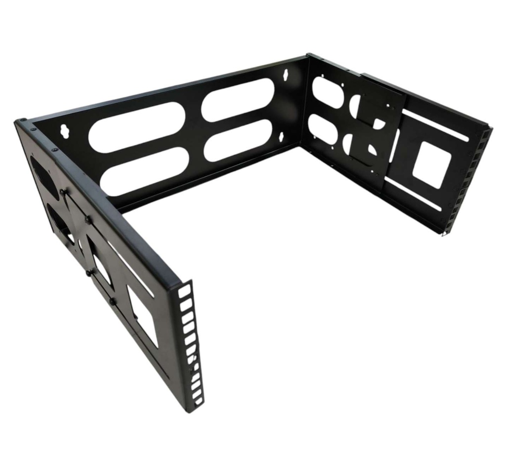 [DC53] 4U -19" Wall Rack (Open/Adjustable) | KalMan PH